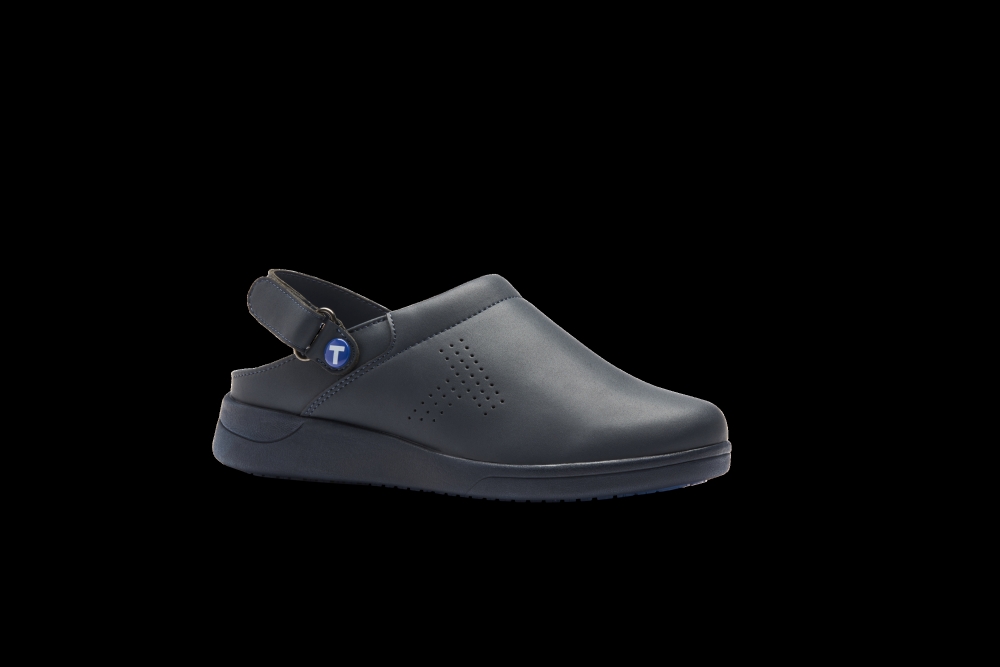 Toffeln UltraLite Washable Clog - Navy (perforated) | Aston Pharma