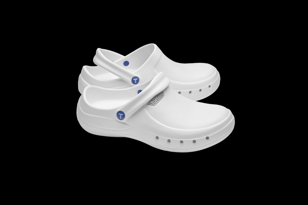 Toffeln EziKlog V2.0 - White With Side Vents | Aston Pharma